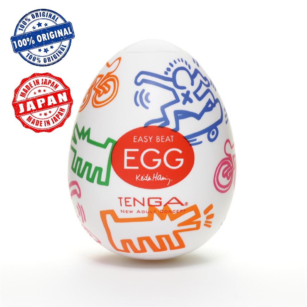 Masturbador Tenga Egg Street - Keith Haring :: Sex Shop Loja do Prazer